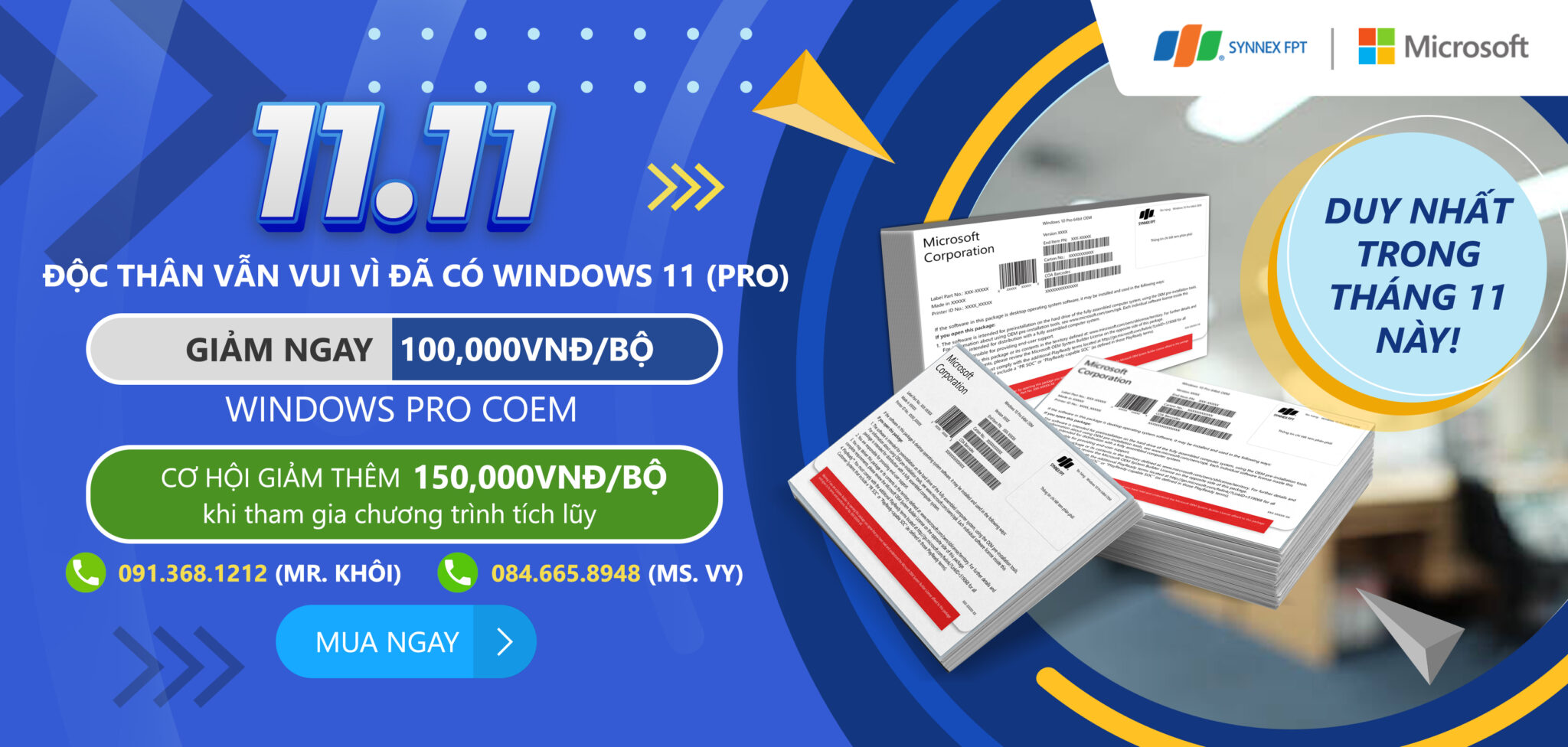 Chuyên nghiệp nhưng tiết kiệm với Windows Pro COEM – Synnex FPT